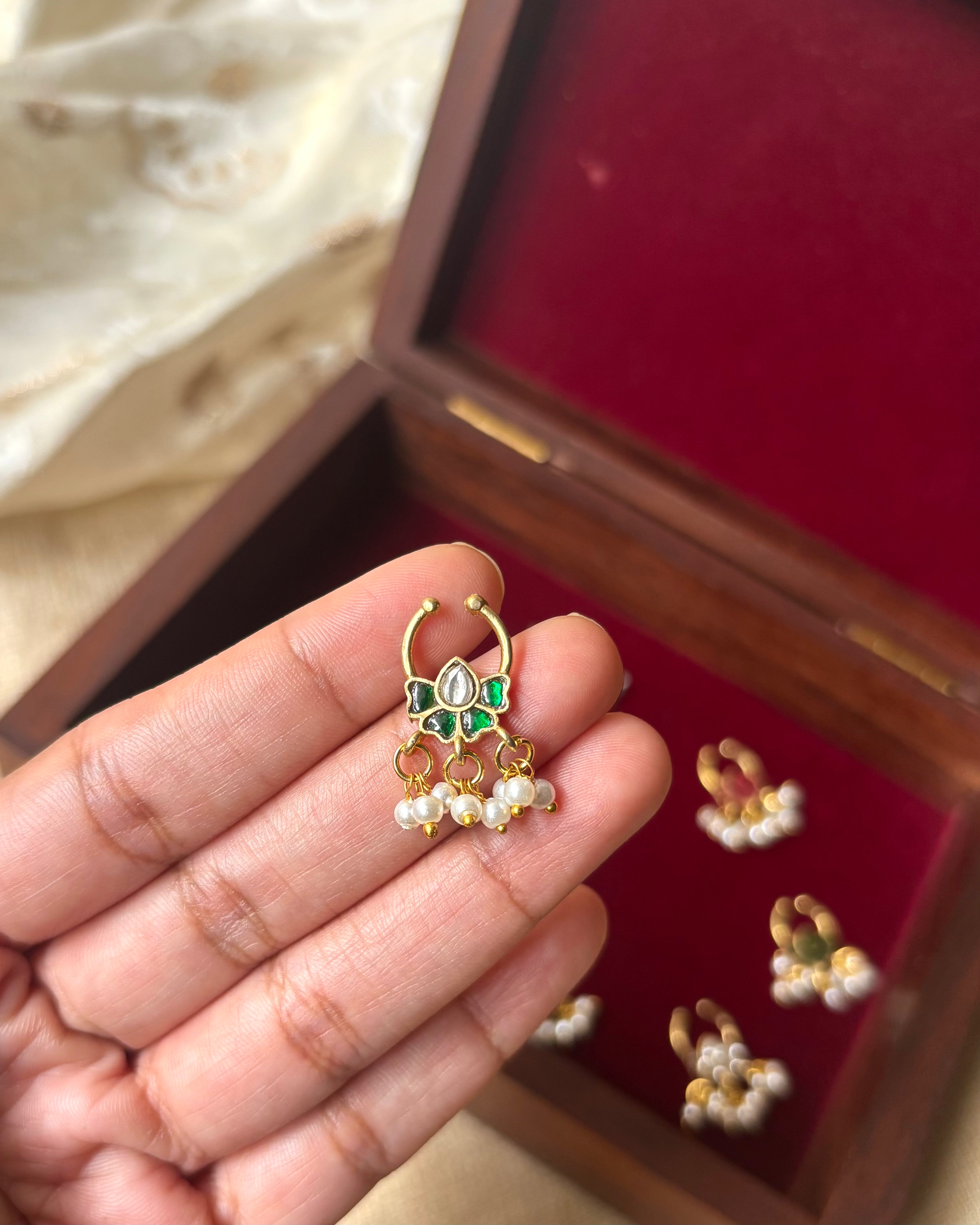 Lotus Clip On Septum Nosepin | NP071 – Sreeni