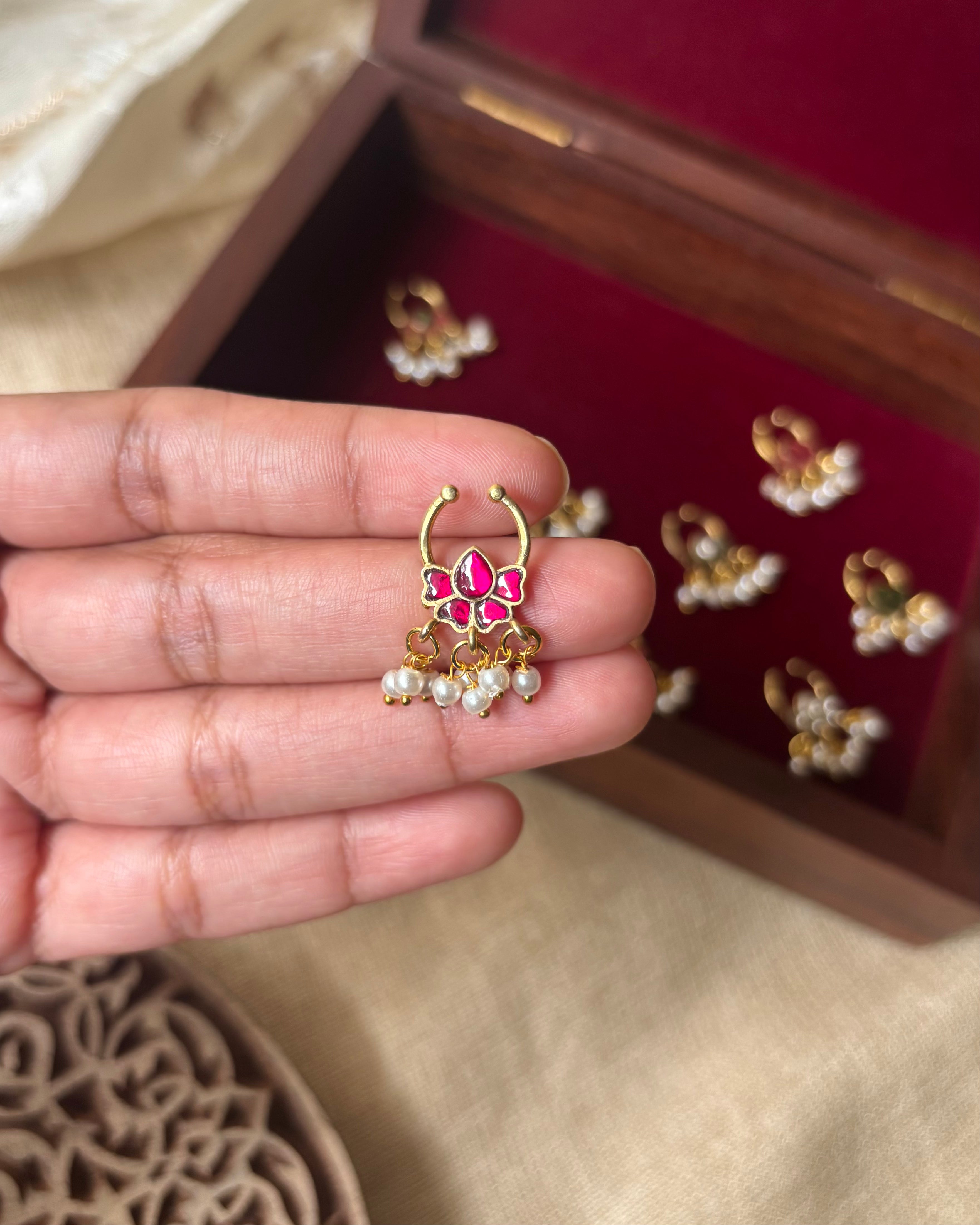 Lotus Clip On Septum Nosepin | NP069 – Sreeni